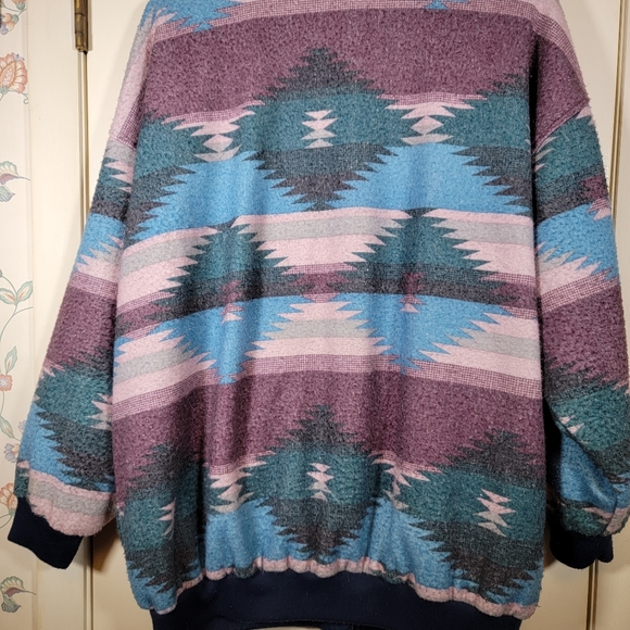 Jackets & Coats | Vintage Aztec Southwestern Reversible Jacket | Poshmark